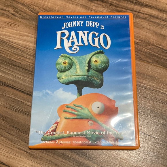 Nickelodeon | Other | Johnny Depp Is Rango Dvd | Poshmark
